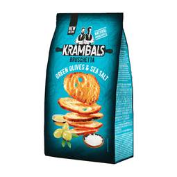 Wholesale Krambals Green Olives and Sea Salt Bruschetta Chips