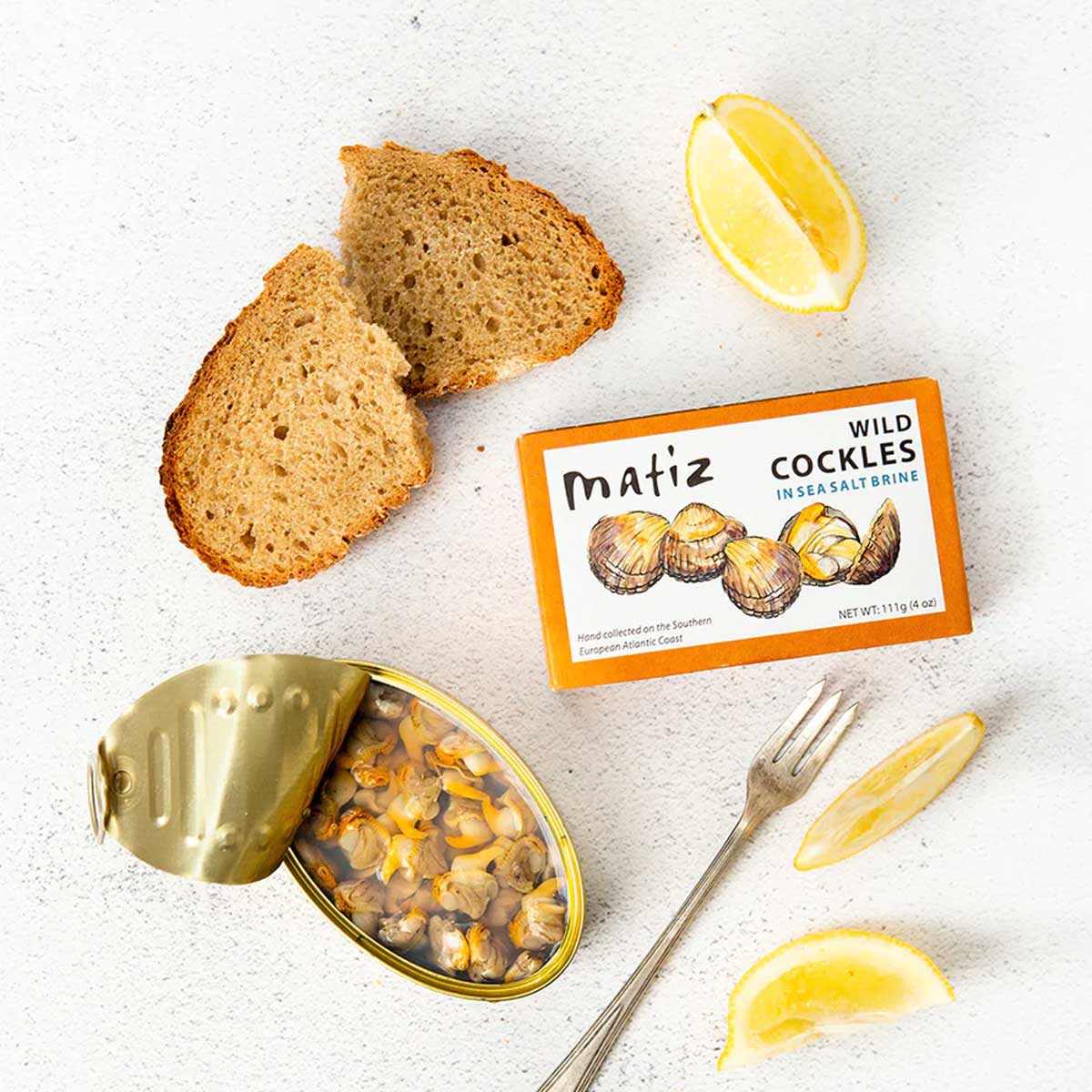 Wholesale Matiz Wild Cockles in Sea Salt Brine